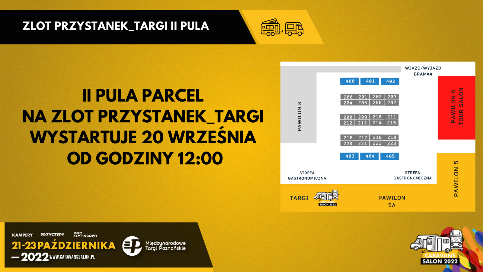 II PULA PARCEL NA ZLOT PRZYSTANEK_TARGI W SPRZEDAŻY OD 20 WRZEŚNIA